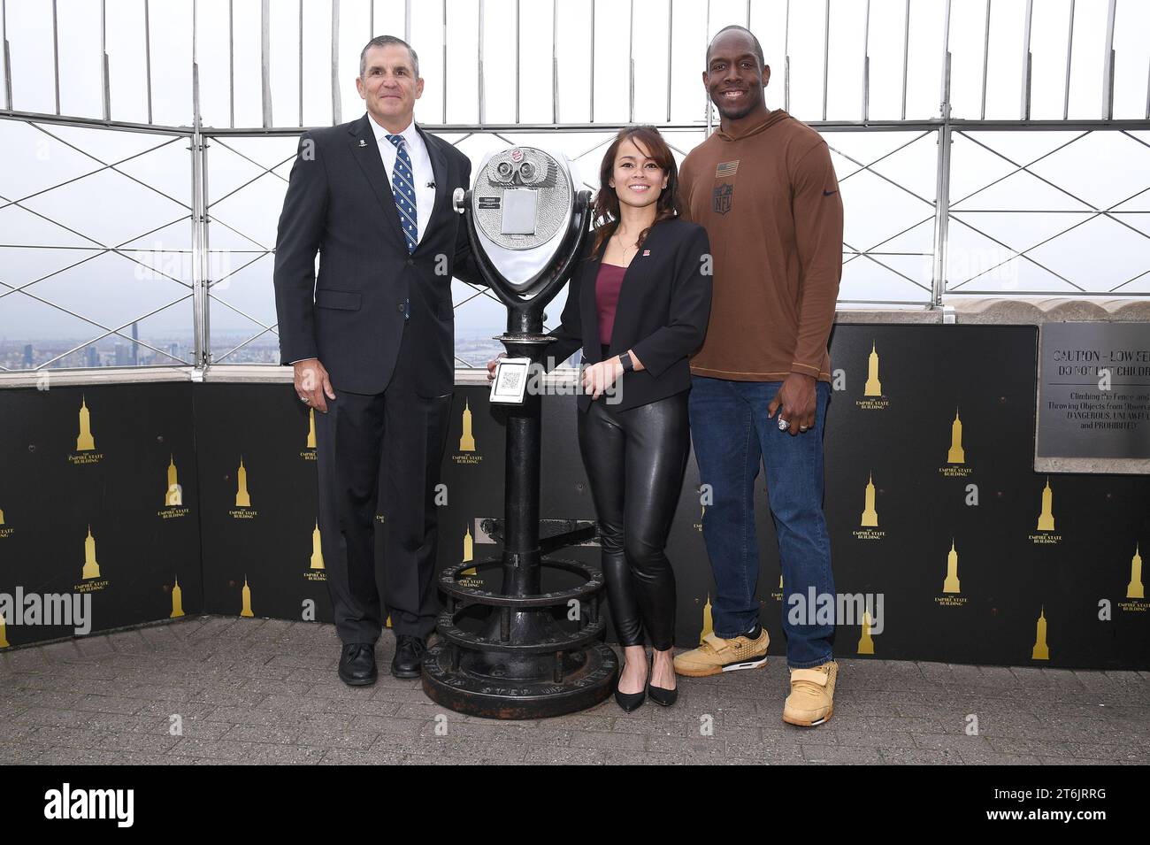 New York, USA. 10th Nov, 2023. (L-R) Retired Lt. Gun, Mike Linnington ...
