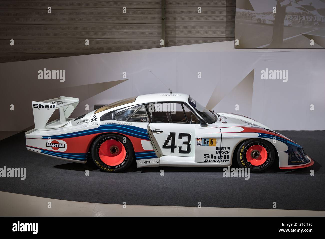 The legendary 1978 Martini Racing Team Porsche 935 78 Moby Dick in a ...