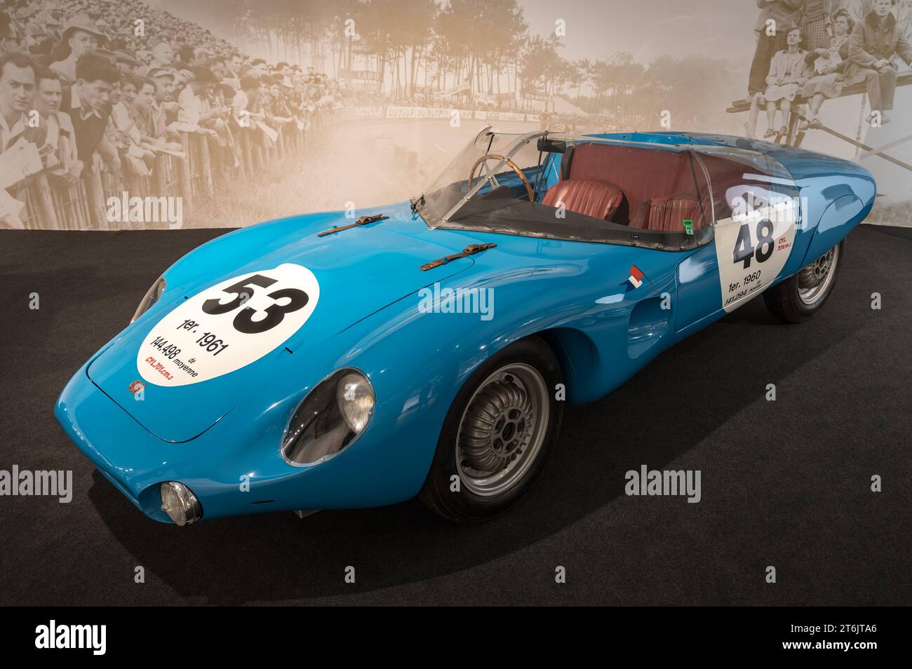 The classic racing car D.B. (Deutsch-Bonnet) Panhard HBR4 Barquette ...