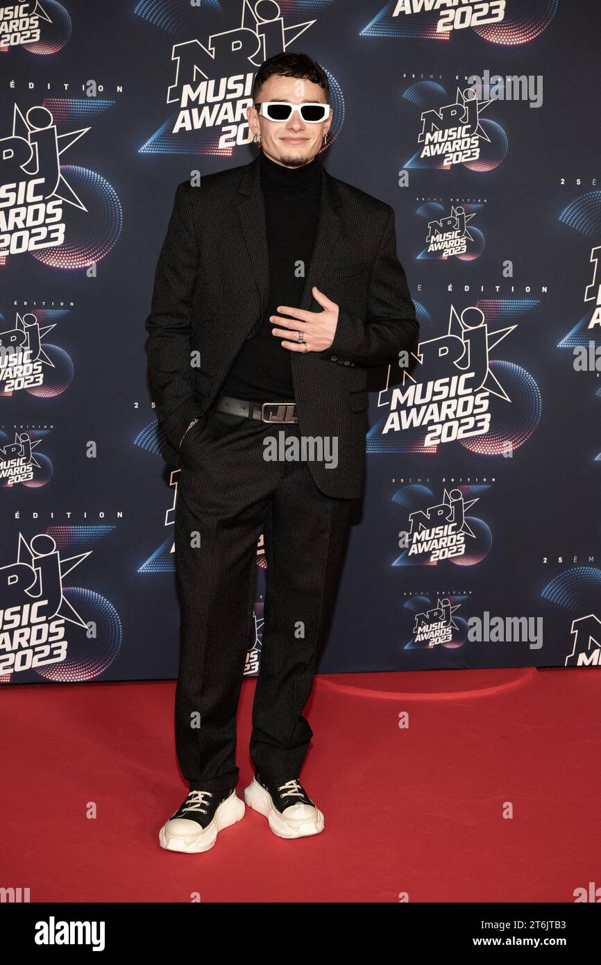 Cannes, France. 18th Nov, 2022. Leo Rabineau attends the 25th NRJ Music ...
