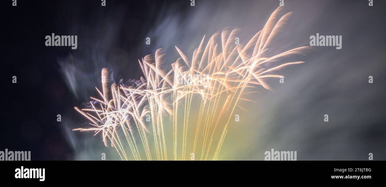 Explosion of colour in the night sky hi-res stock photography and ...