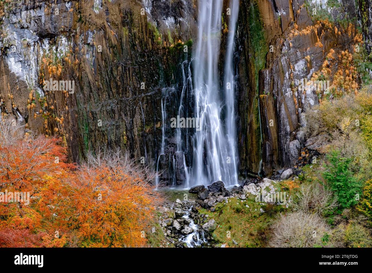 Ason river springs. La Gandara, Spain Stock Photo - Alamy