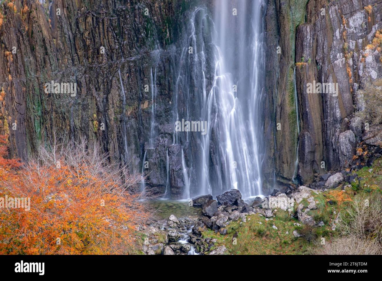 Ason river springs. La Gandara, Spain Stock Photo - Alamy