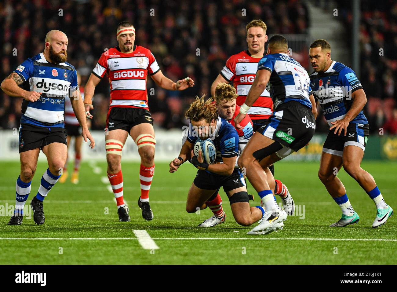 Kingsholm Stadium, Gloucester, Gloucestershire, UK. 10th Nov, 2023 ...