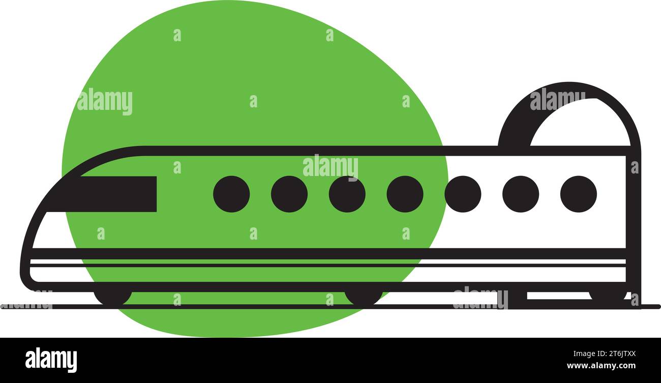 Side view of a train icon Vector Stock Vector Image & Art - Alamy