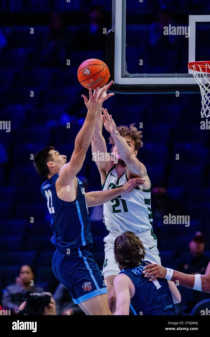 Charlotte, NC, USA. 10th Nov, 2023. Liberty Flames forward Kyle Rode ...