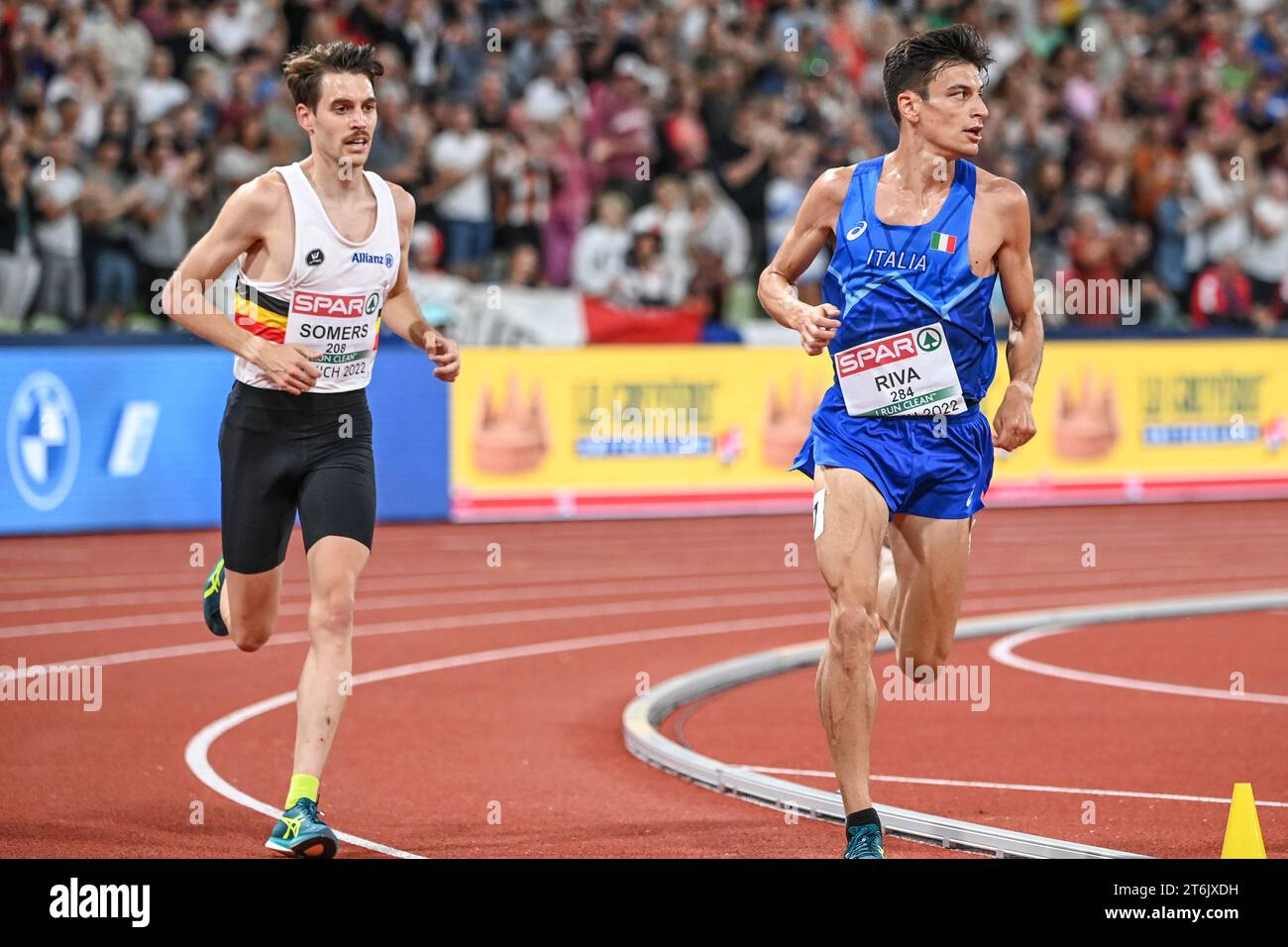 Pietro Riva (Italy), Michael Somers (Belgium). 10,000m. European ...