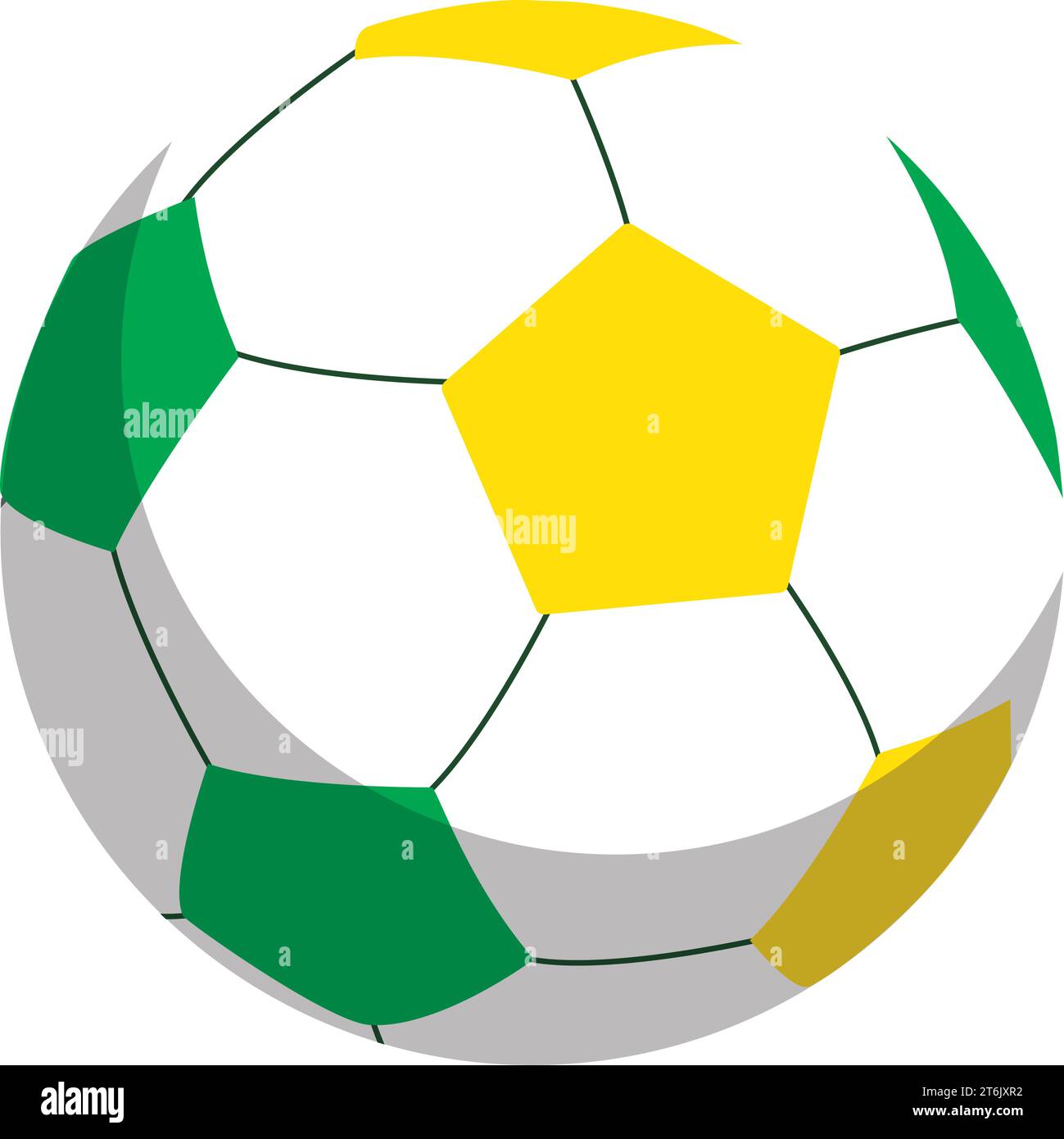 Isolated colored soccer ball Vector Stock Vector Image & Art - Alamy