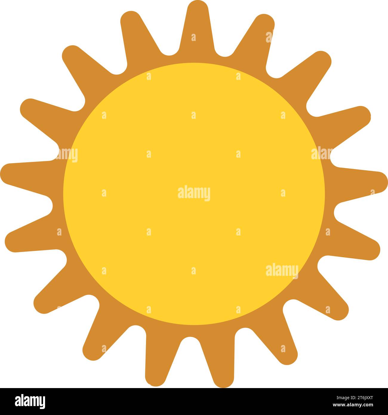 Isolated colored sun icon Vector Stock Vector Image & Art - Alamy