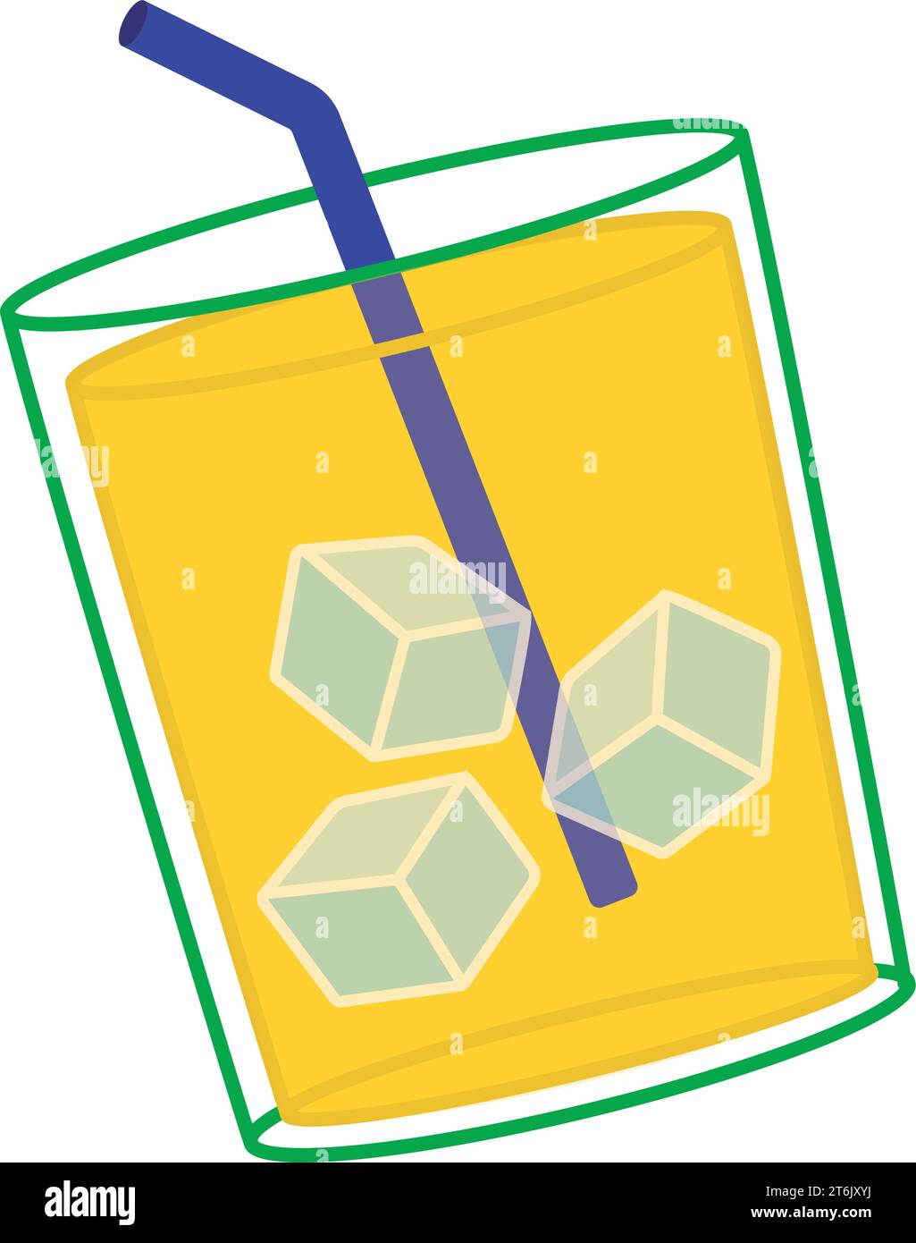 Isolated colored tropical cold drink Vector Stock Vector Image & Art ...