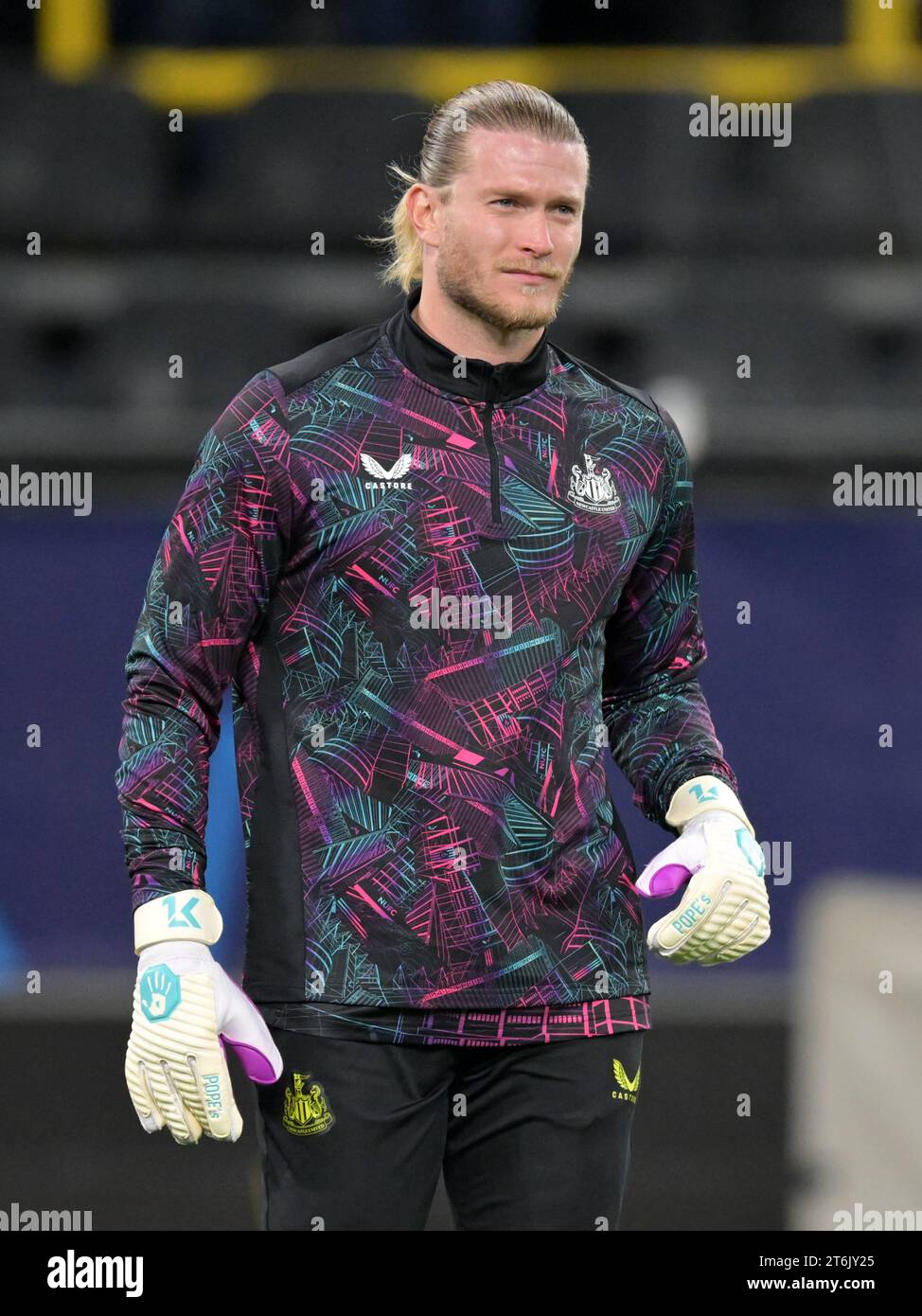 DORTMUND - Newcastle United FC goalkeeper Loris Karius during the UEFA ...