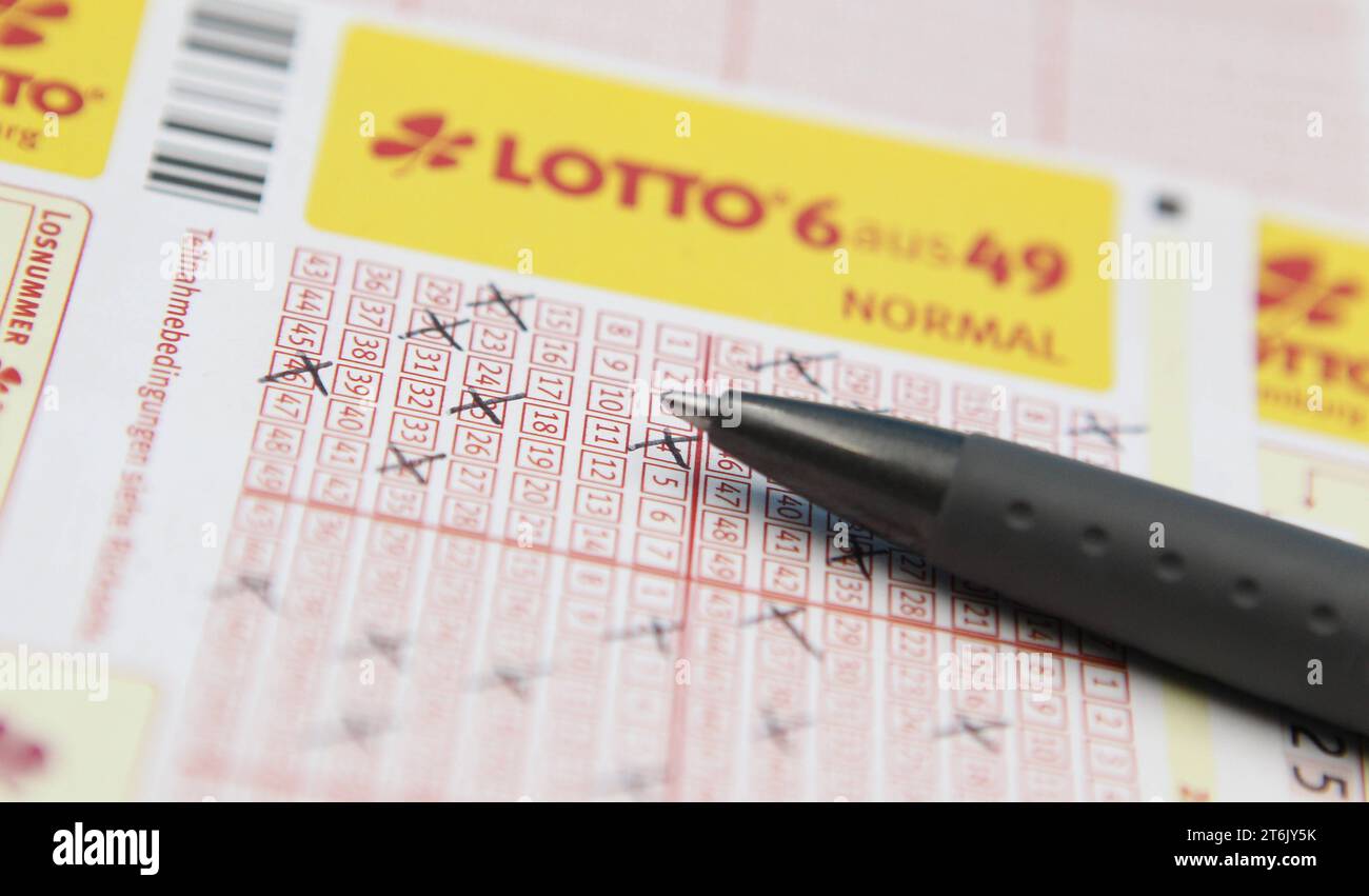 Lottoschein hi-res stock photography and images - Alamy