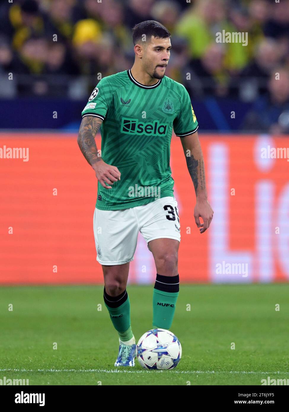 DORTMUND - Bruno Guimaraes of Newcastle United FC during the UEFA ...