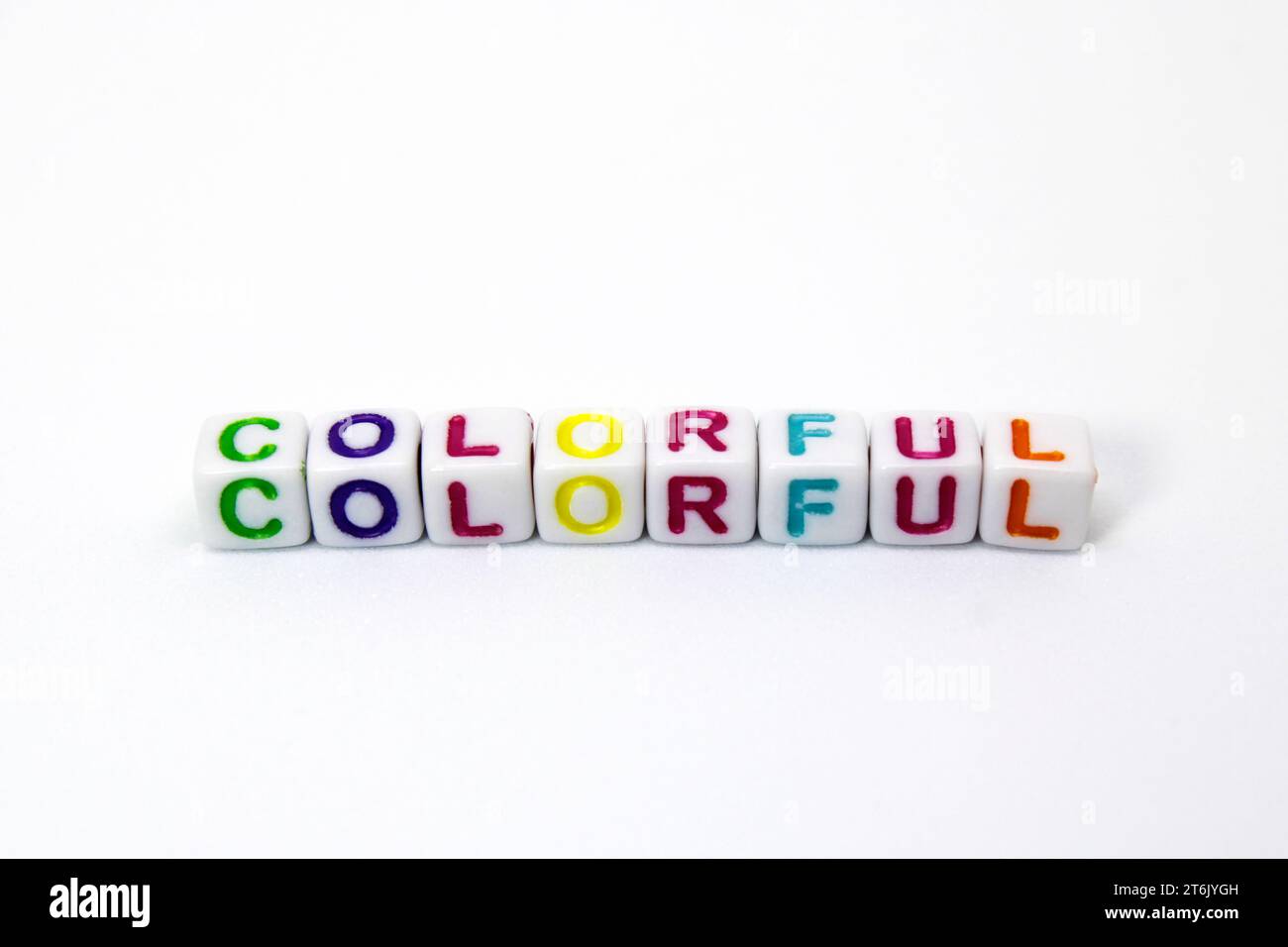 Child cubes word school hi-res stock photography and images - Alamy