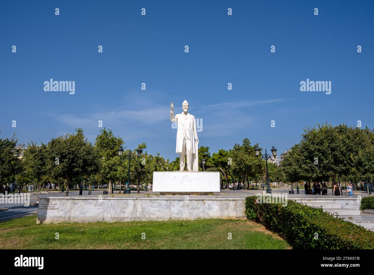 Thessaloniki, Greece - September 22, 2023 : The statue of Eleftherios ...