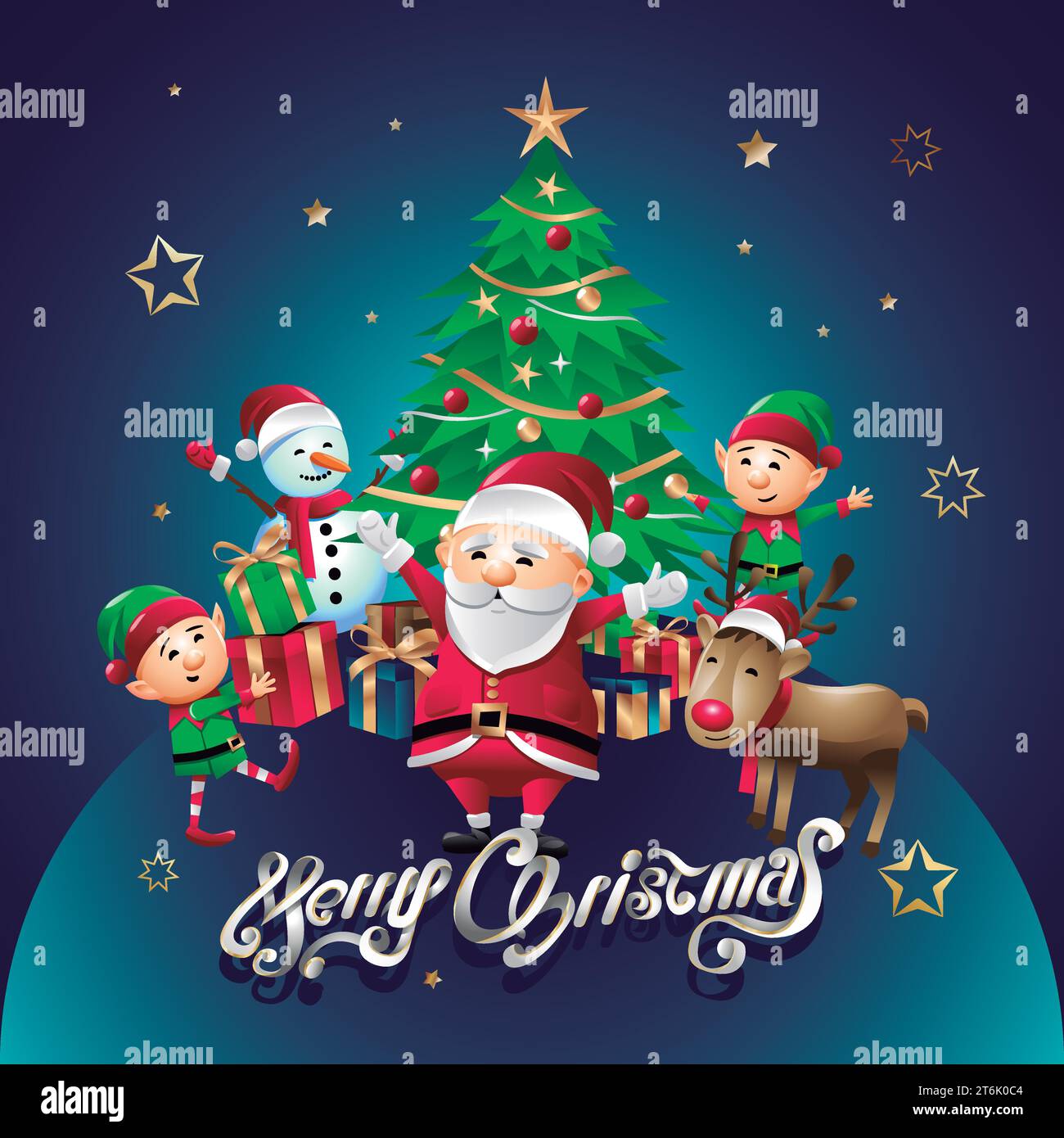 Reindeer cartoon Stock Vector Images - Alamy