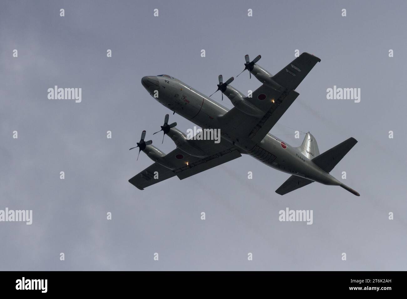 A Japan Maritime Self Defense Force (JMSDF) Lockheed P-3C Orion ...