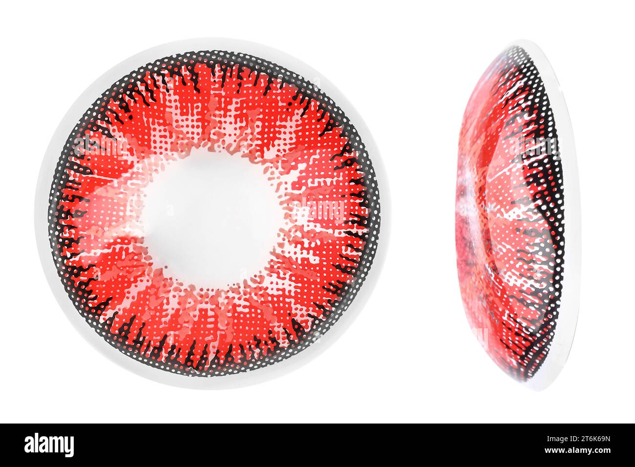 Eye contact side view Cut Out Stock Images & Pictures - Alamy