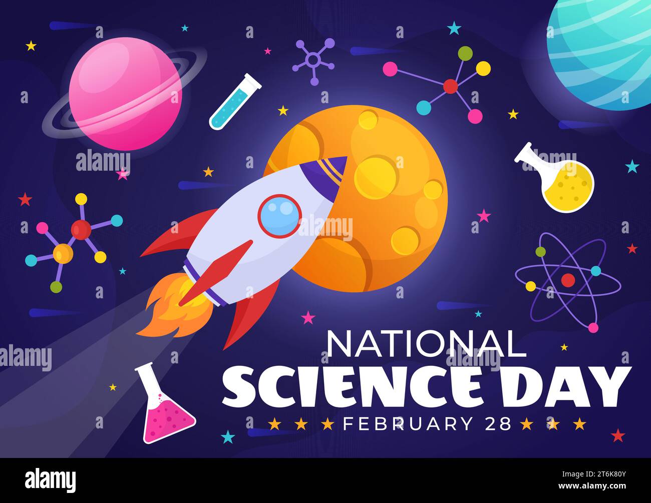 National Science Day Vector Illustration on February 28 Related to ...