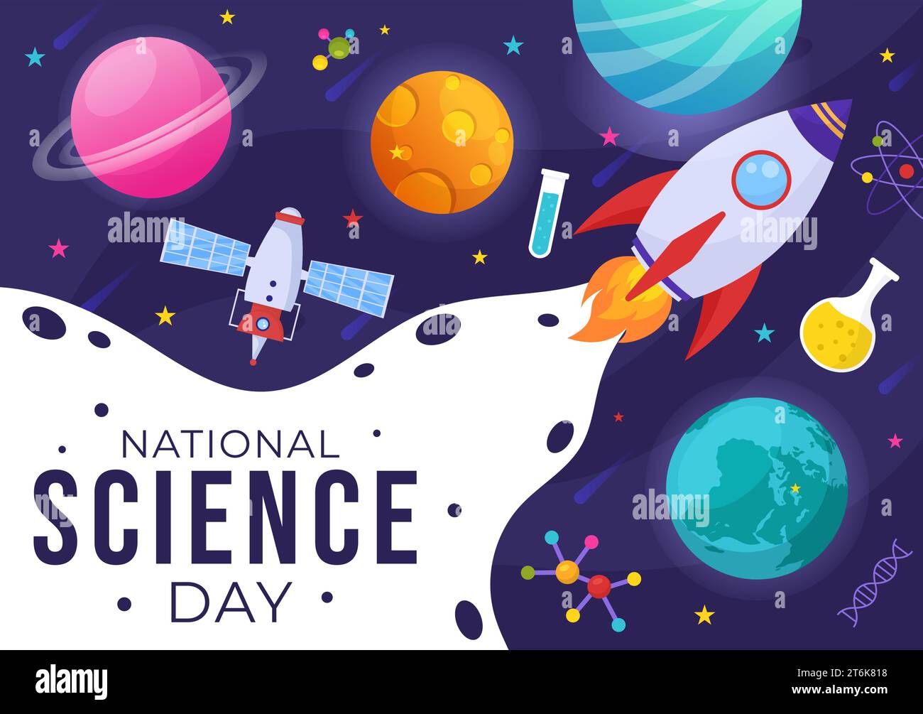 National Science Day Vector Illustration on February 28 Related to ...