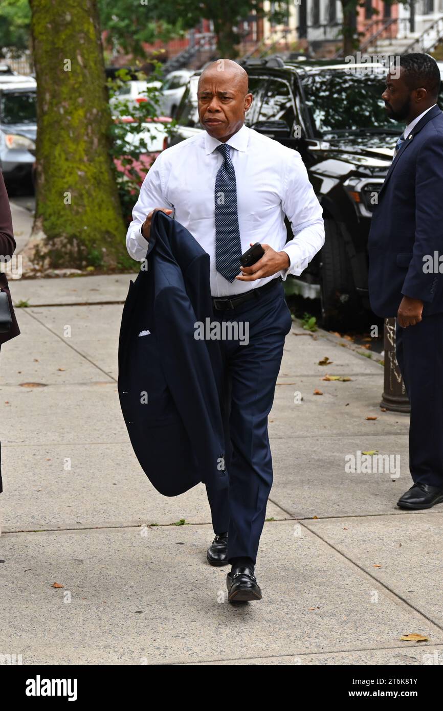 Mayor Eric Adams makes an education and mental health-related ...