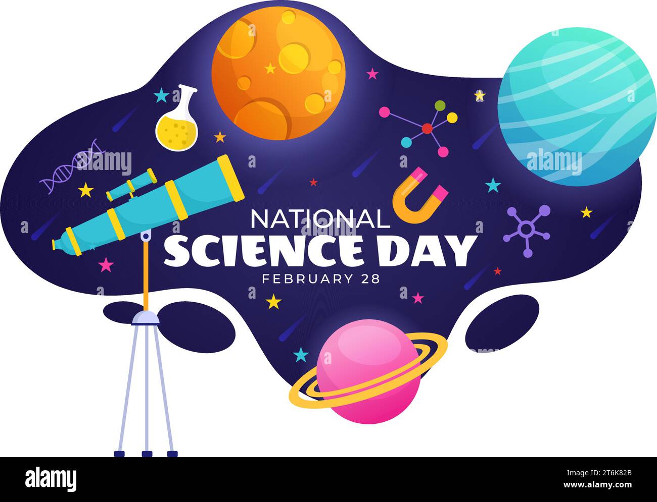 National Science Day Vector Illustration on February 28 Related to ...