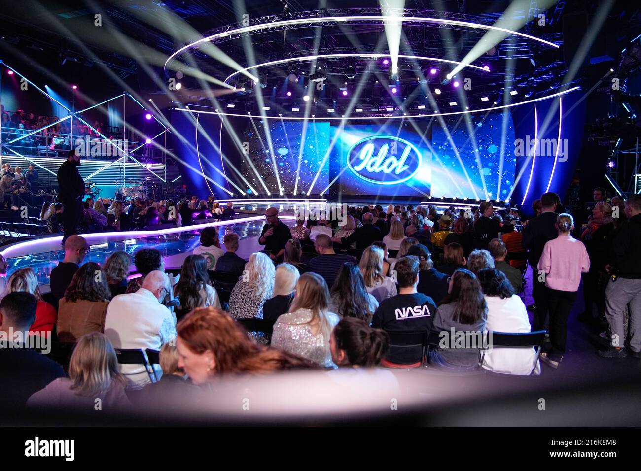 Stockholm, NEP Studios, Sweden, 11 10 2023, Idol Fridays Final 6 Stock ...