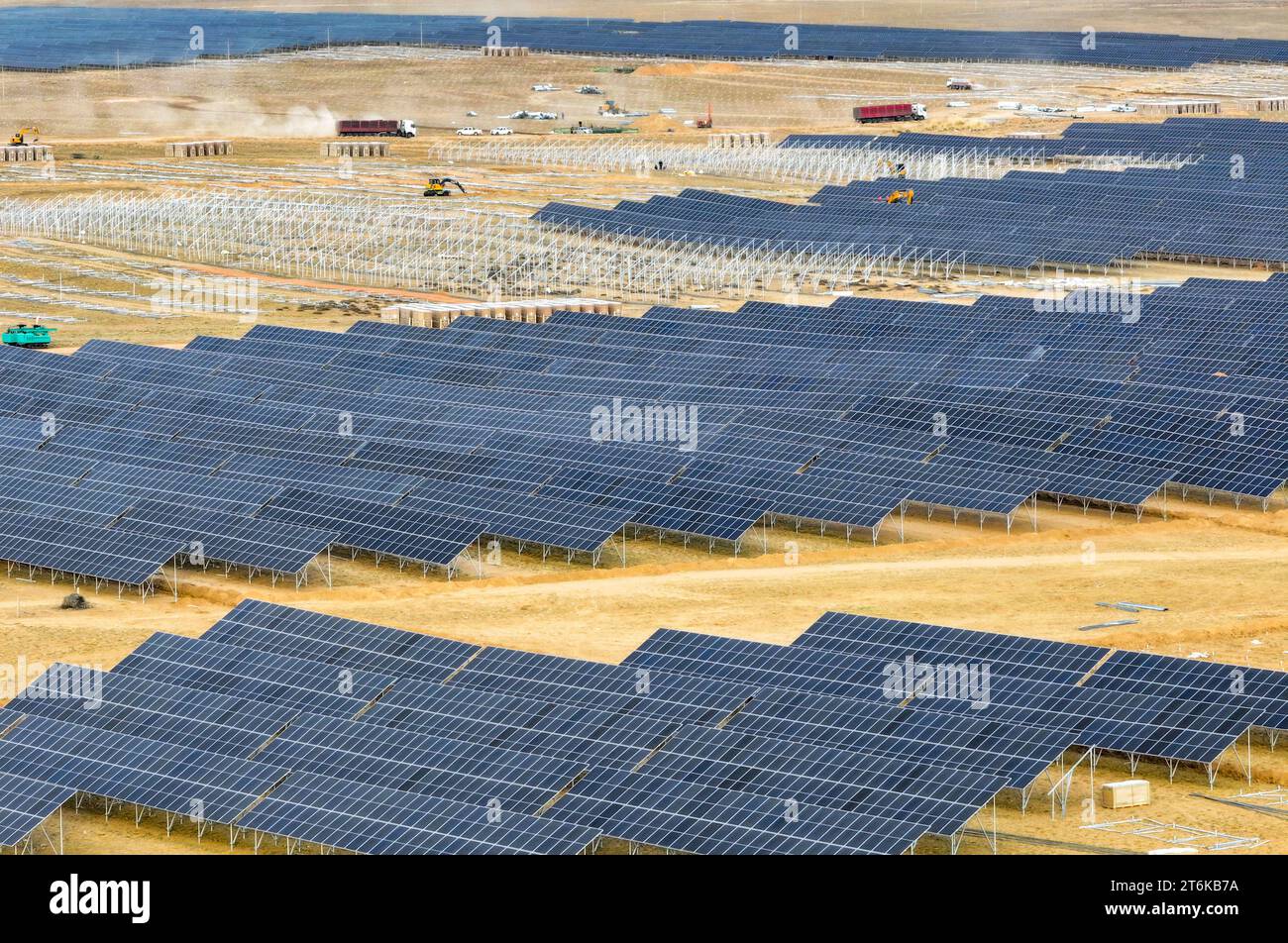 ORDOS, CHINA - NOVEMBER 11, 2023 - An aerial photo shows the 4 million ...