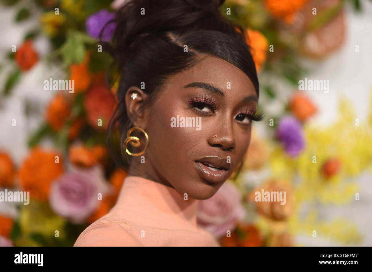 Flo Milli arrives at the Give Her FlowHERS Gala on Friday, Nov. 10 ...