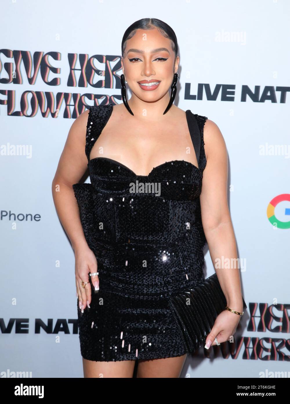 Ivy Rivera arrives at Give Her FlowHERS Gala 2023 held at The Beverly Hilton Hotel in Beverly ...