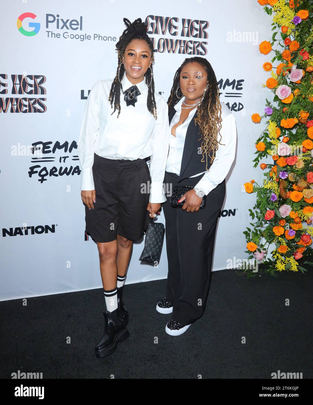 Nova Wav arrives at Give Her FlowHERS Gala 2023 held at The Beverly ...