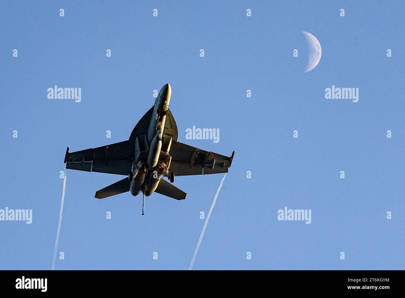 October 25, 2023 - Mediterranean Sea - An F/A-18E Super Hornet ...