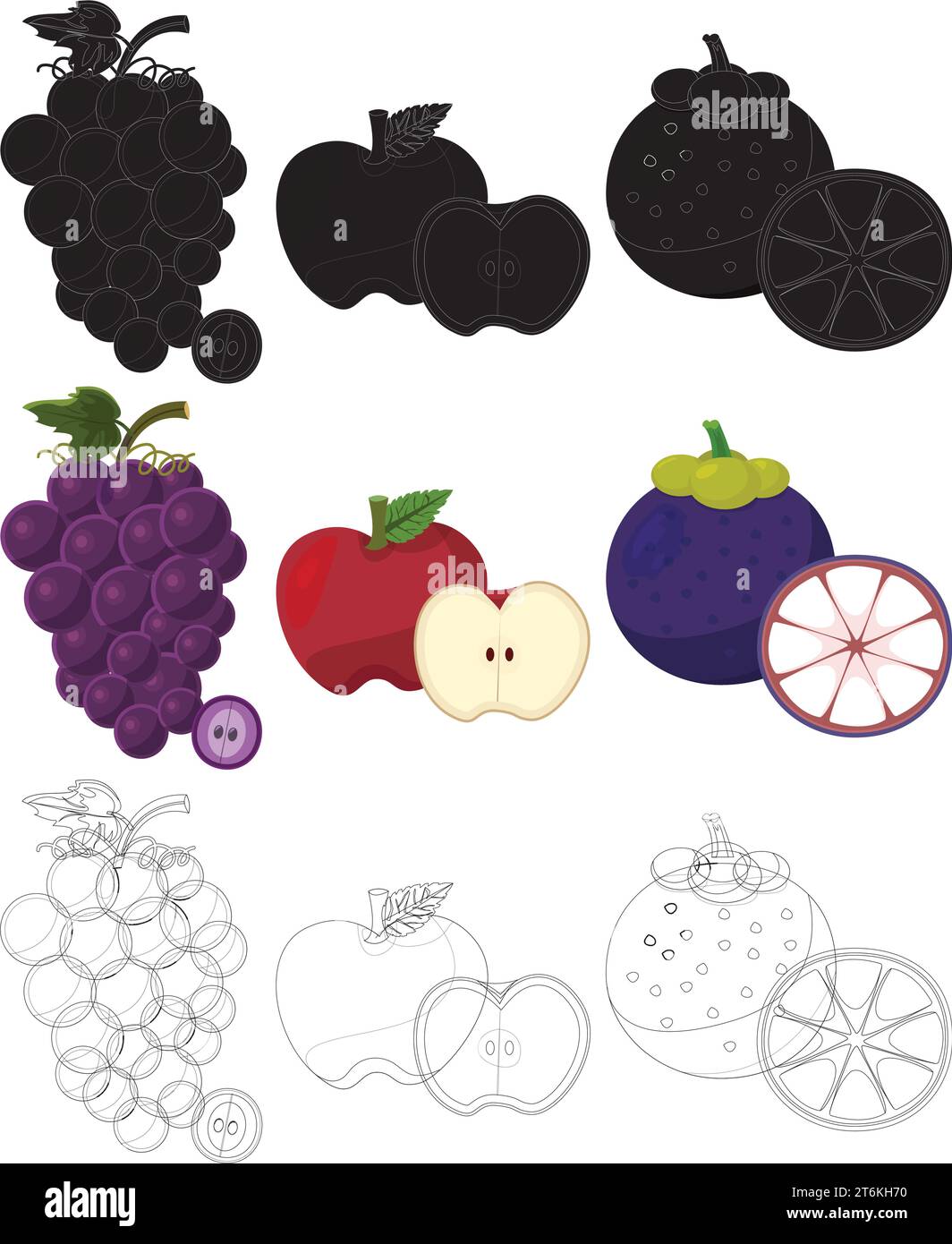 Fruit Design Illustration Vector Stock Vector Image & Art - Alamy