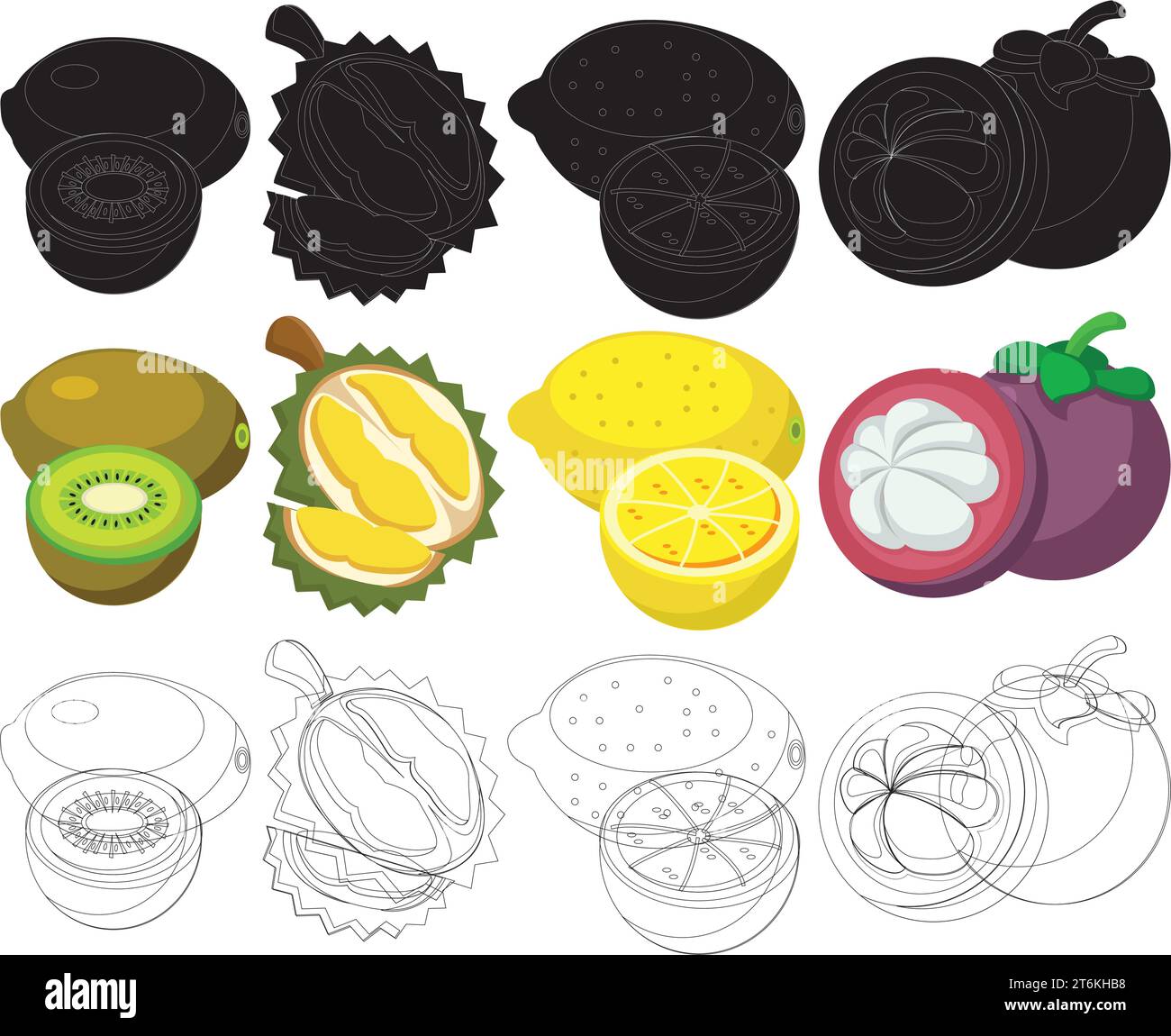 Fruit Design Illustration Vector Stock Vector Image & Art - Alamy