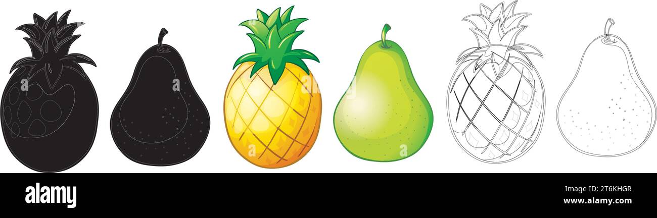 Fruit Design Illustration Vector Stock Vector Image & Art - Alamy