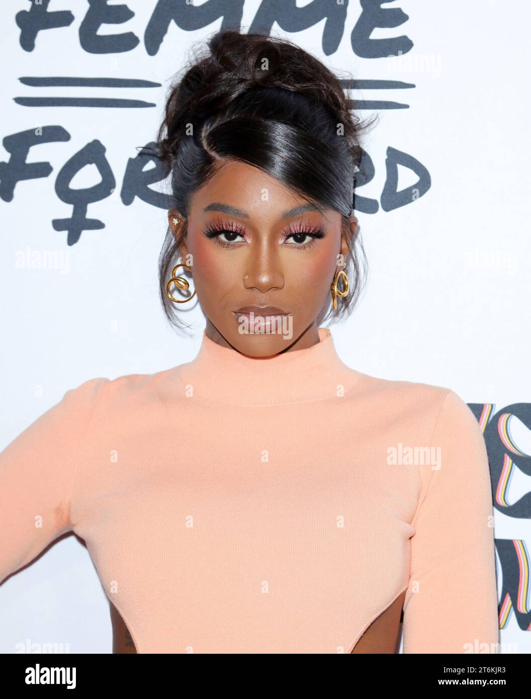 Flo Milli arrives at Give Her FlowHERS Gala 2023 held at The Beverly ...