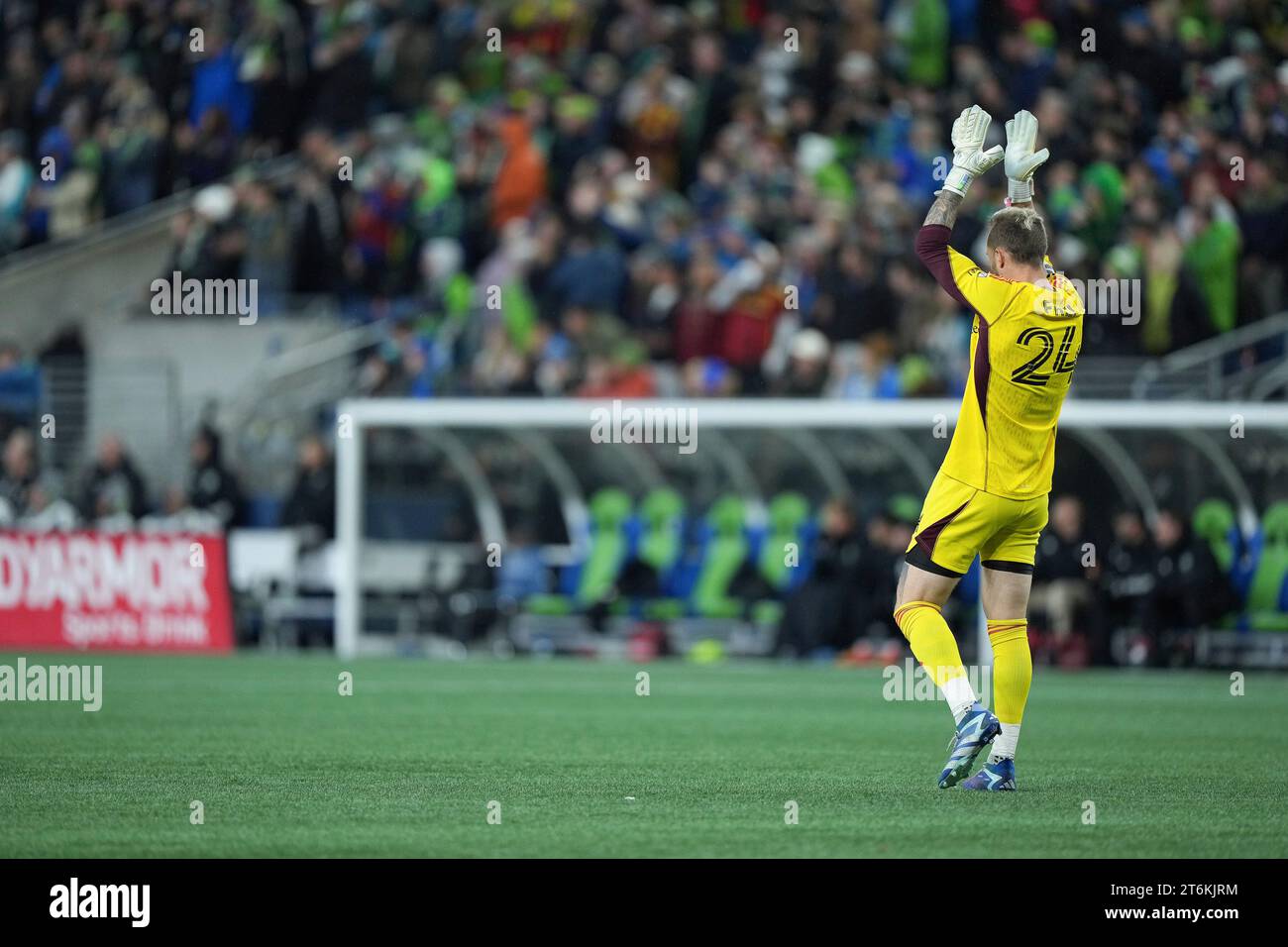 SEATTLE, WA - NOVEMBER 10: Seattle Sounders goalkeeper Stefan Frei (24 ...