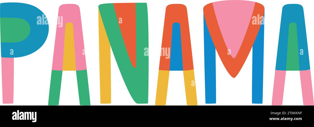 panama country lettering Stock Vector Image & Art - Alamy