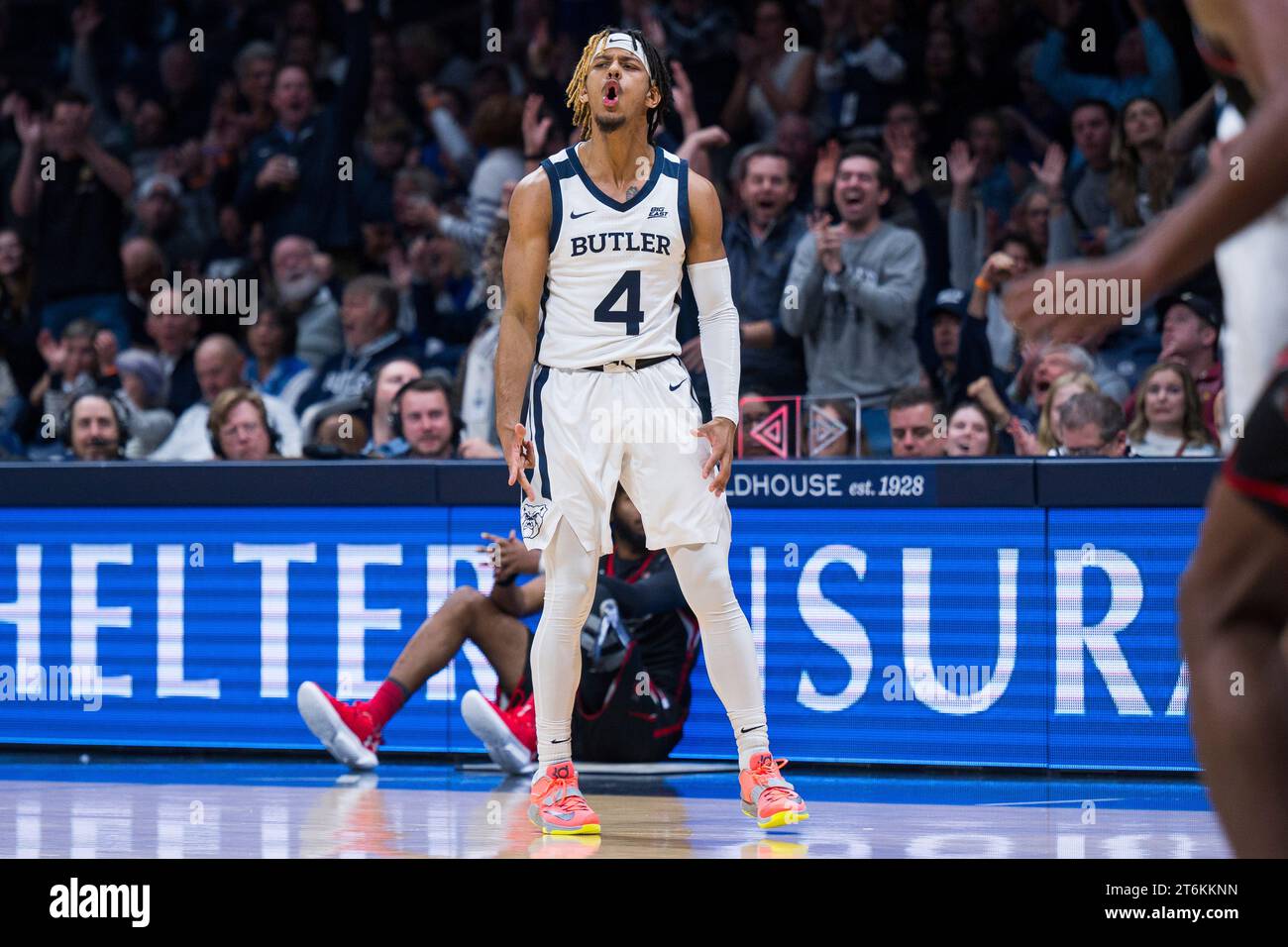 INDIANAPOLIS, IN - NOVEMBER 10: Butler Bulldogs guard DJ Davis (4 ...