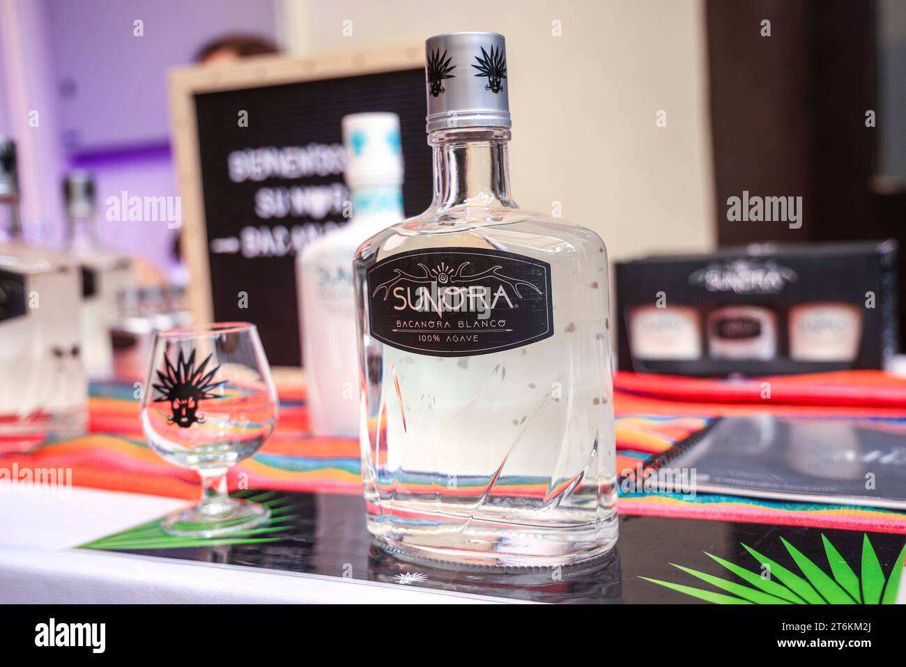 Bacanora distilled from agave originating from the state of Sonora ...