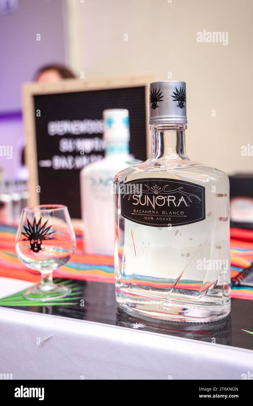 Bacanora distilled from agave originating from the state of Sonora ...