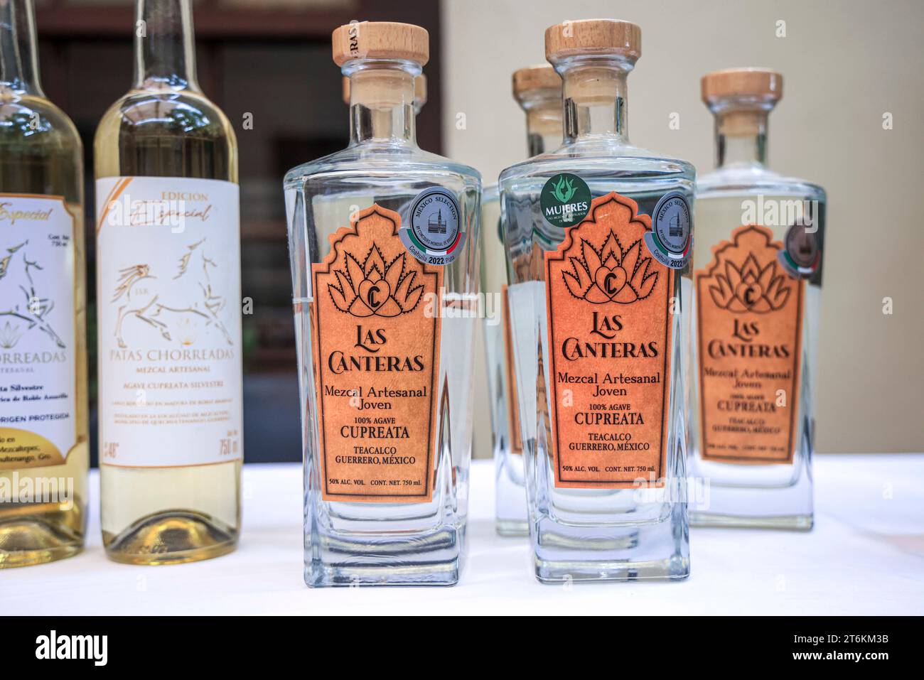 Bacanora distilled from agave originating from the state of Sonora ...