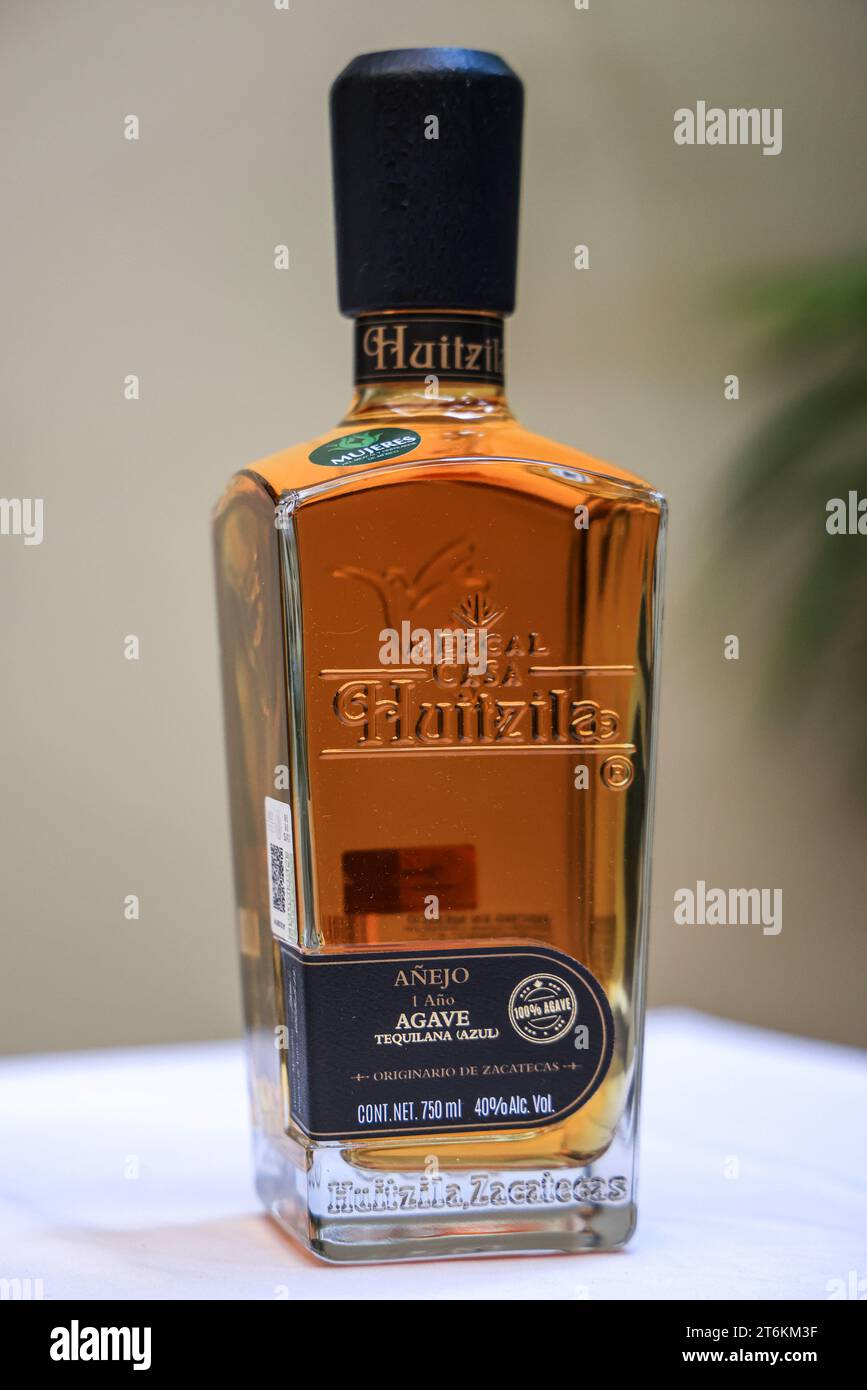 Bacanora distilled from agave originating from the state of Sonora ...