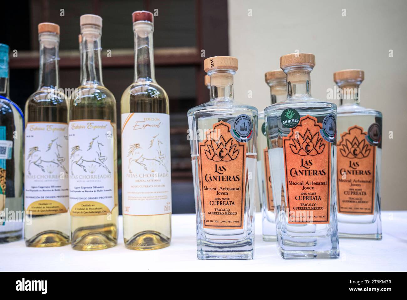 Bacanora distilled from agave originating from the state of Sonora ...