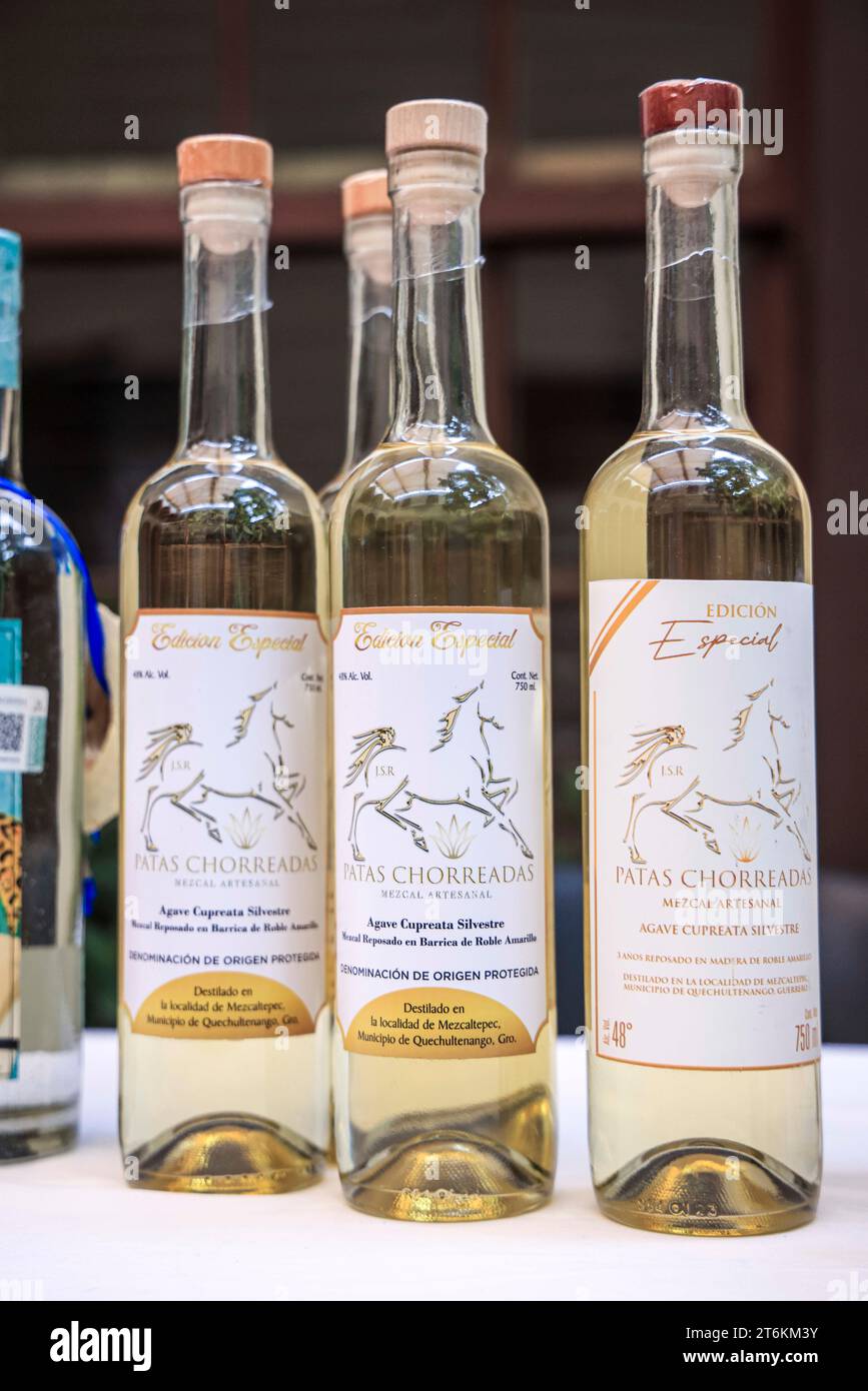 Bacanora distilled from agave originating from the state of Sonora ...