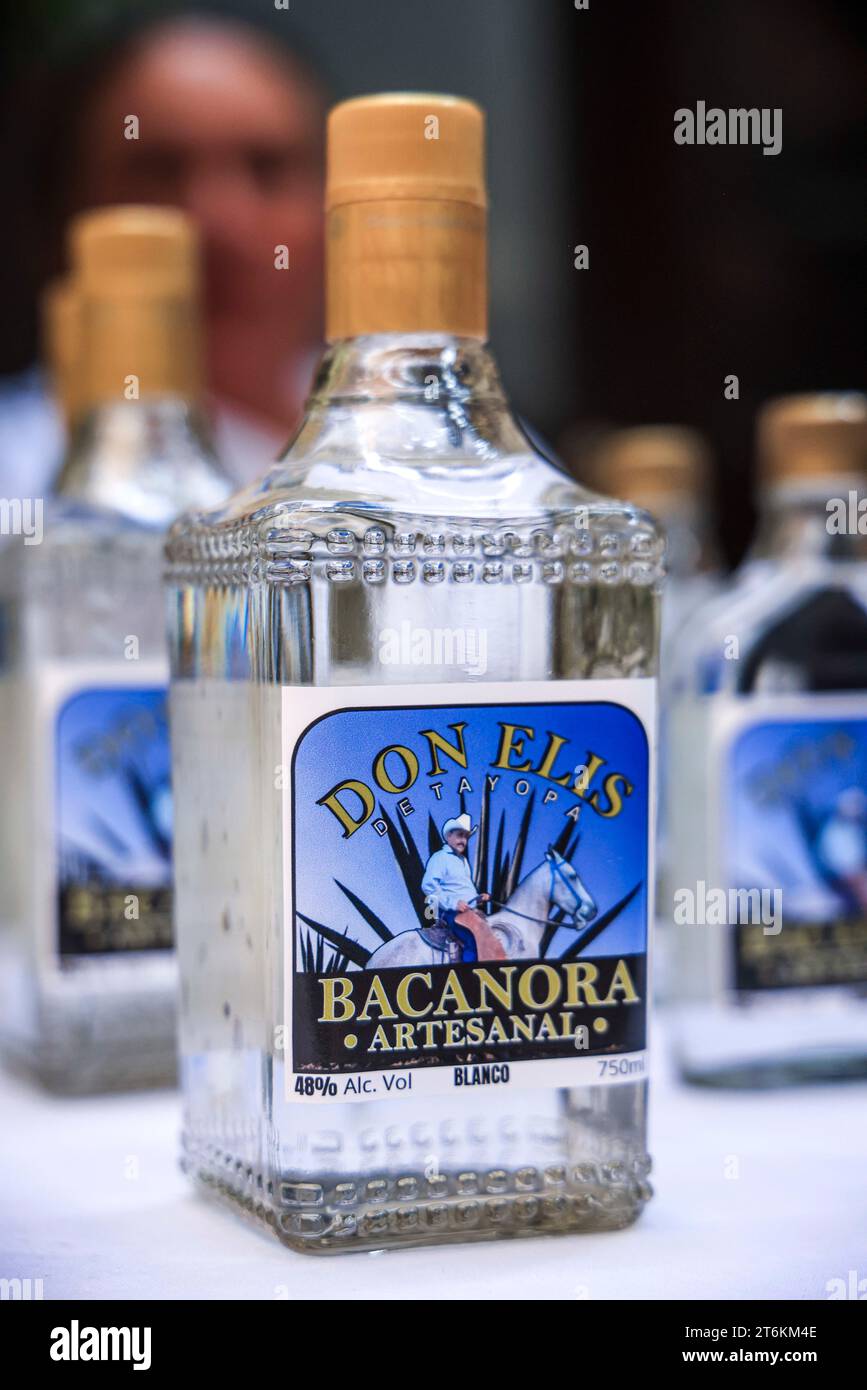 Bacanora distilled from agave originating from the state of Sonora ...