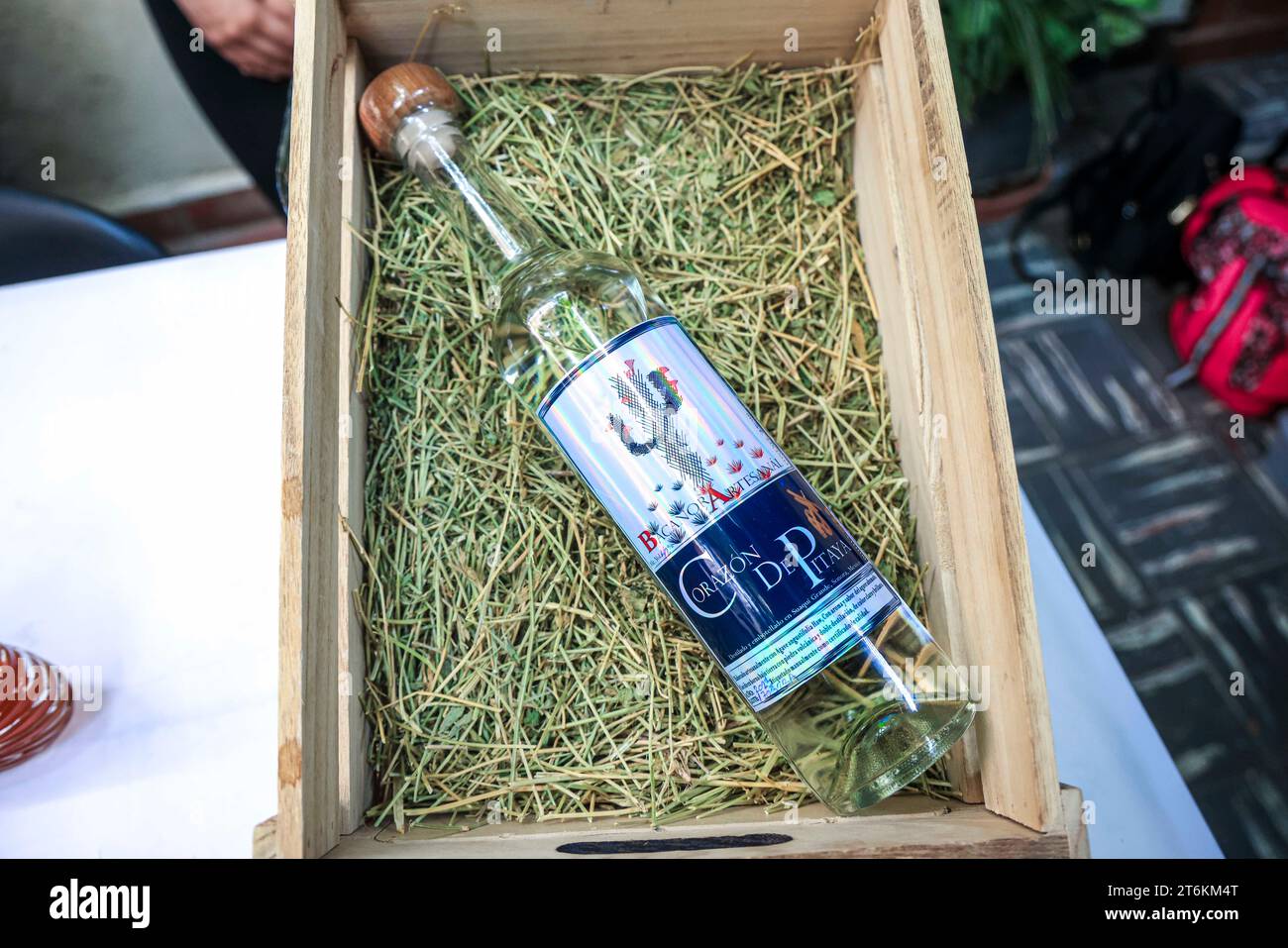 Bacanora distilled from agave originating from the state of Sonora ...