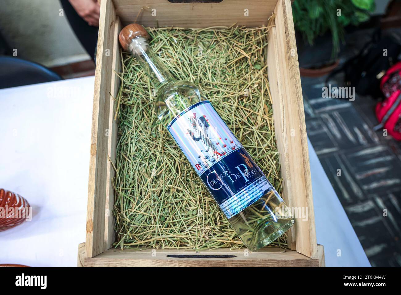 Bacanora distilled from agave originating from the state of Sonora ...
