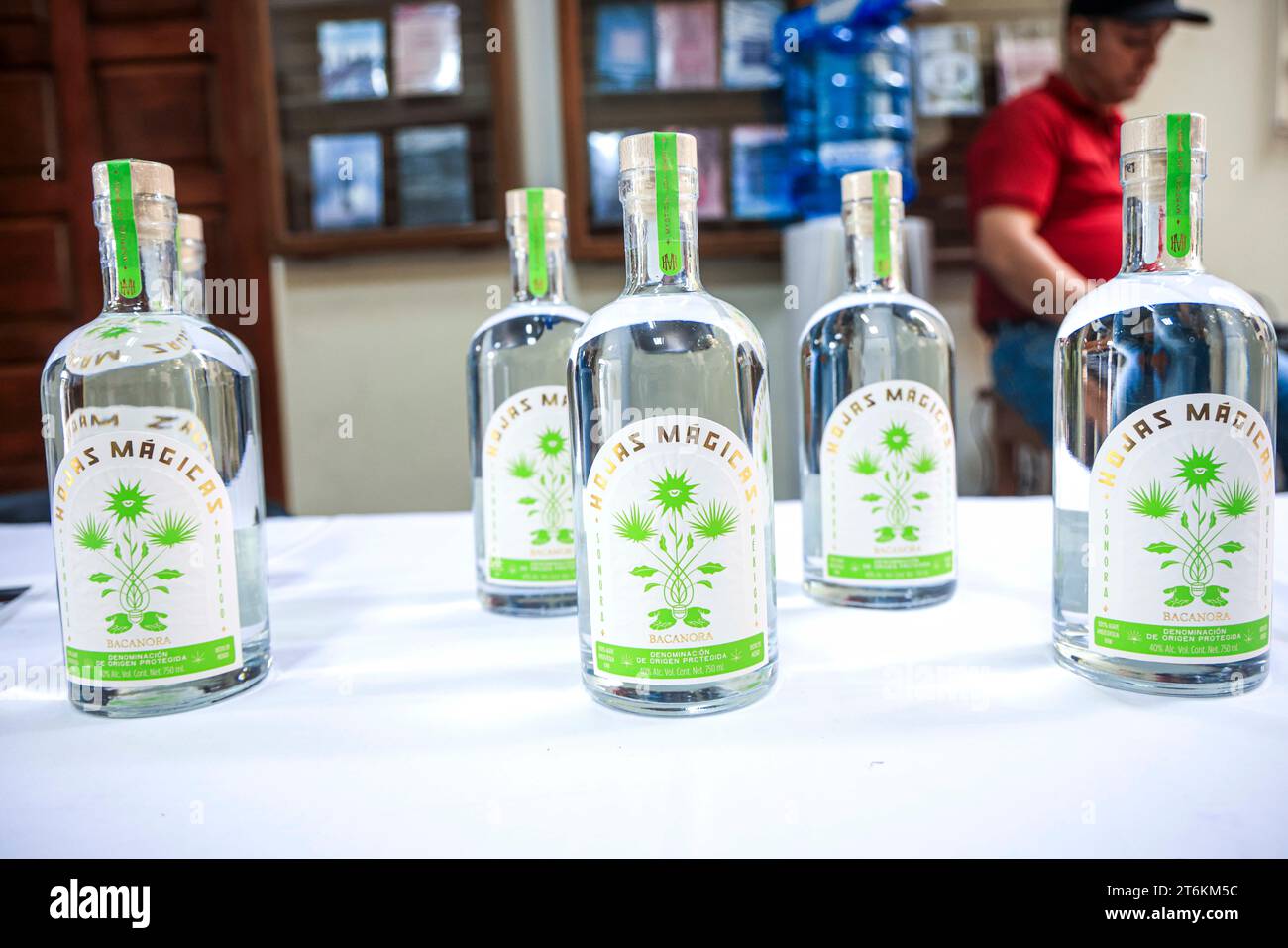 Bacanora distilled from agave originating from the state of Sonora ...