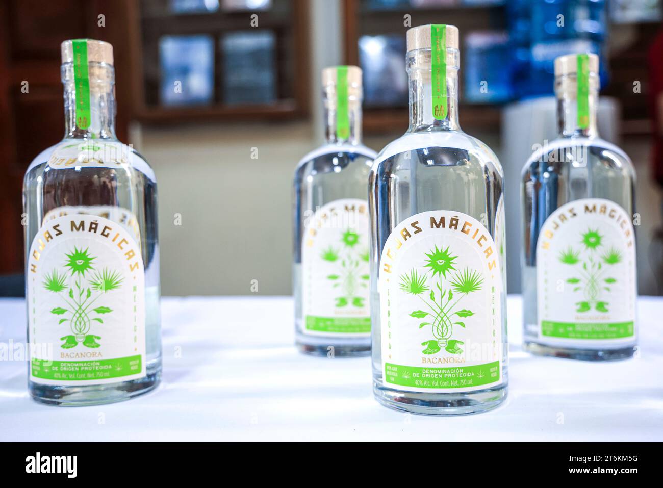 Bacanora distilled from agave originating from the state of Sonora ...